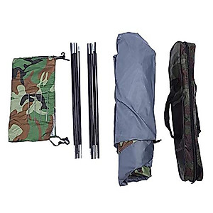 3-4 Person Camping Tent Waterproof Pop-Up Outdoor Sports Tent with Carrying Bag UV Protect Sun Shelter Army Camouflage Print for Outdoor Travel Picnic Hiking Climbing Fishing