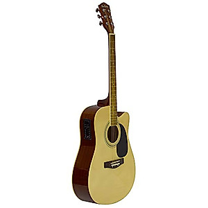 Glen Burton GA204BCO-NT Acoustic Electric Cutaway Guitar, Natural