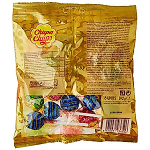 Chupa Chups Lollipops, 16 Pieces, Fresh Fruit Flavors, 6.77 Ounce Total Weight