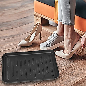 Simple Shoe Trays Shoe Boot Drying Tray Pet Feeding Mat Flower Pots Tray Sundries Storage Mat Boots Shoes Storage Plate