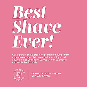 Coochy Intimate Shaving Cream | Shave Conditioner & Moisturizer for Face & Body | Ideal for Sensitive Skin Care, Anti-Bump | Au Natural, 7.2 oz