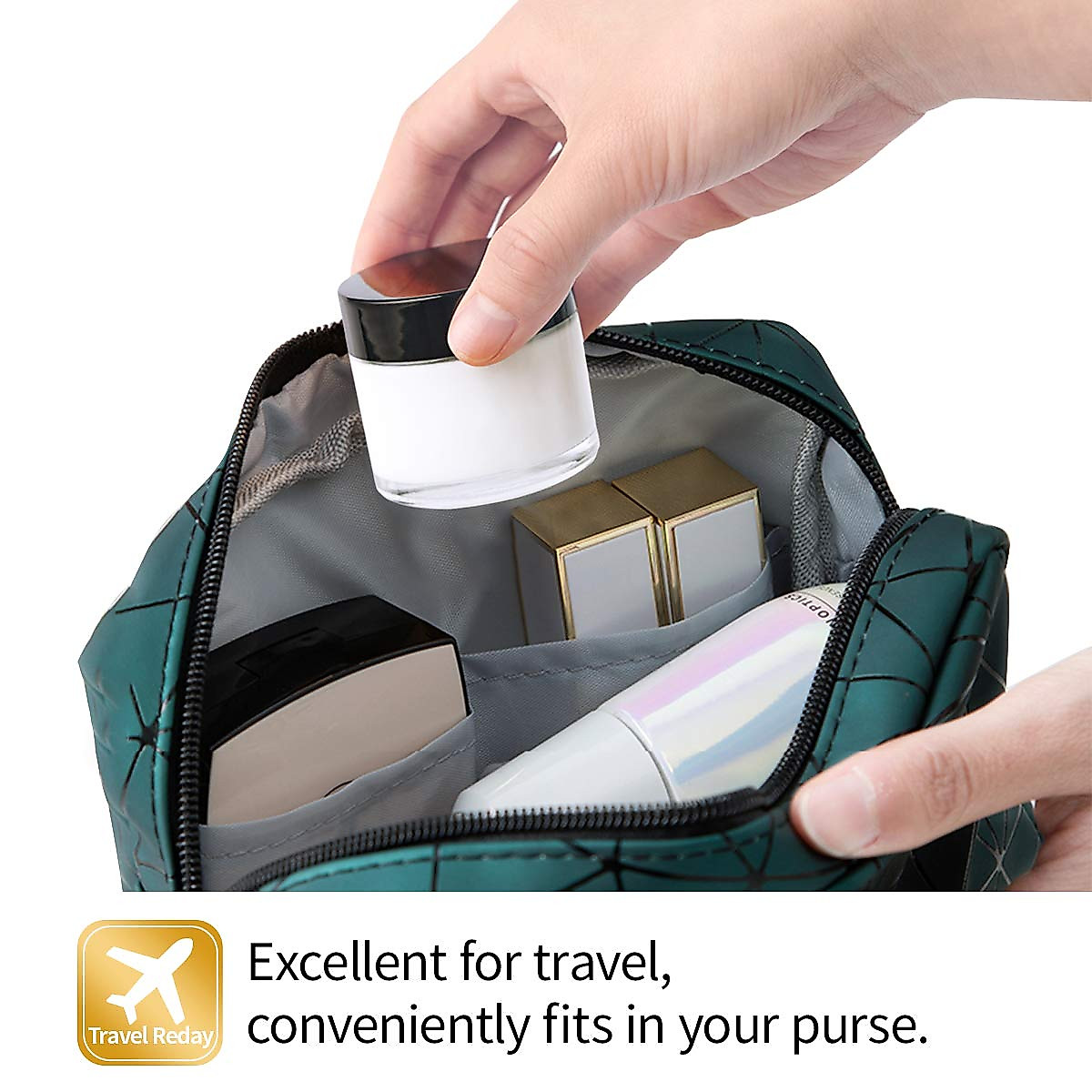 2oz Glass Jars with Lids(24 Pack), Eternal Moment Round Glass Jars with Inner Liners and Black Lids, Empty Cosmetic Containers for Creams, Powders, Balms,and Aromatherapy