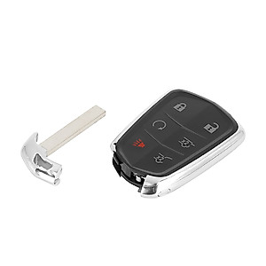 X AUTOHAUX New Car Keyless Remote Key Fob Shell Case Black HYQ2AB for Cadillac Escalade 2015 2016 2017 2018