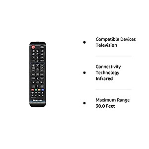 Samsung BN59-01301A LED TV Remote Control for N5300, NU6900, NU7100, NU7300 (2018 Models)