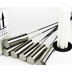 U.S.SOLID 20 L Cryogenic Container Liquid Nitrogen (LN2) Dewar Semen Tank 6 Canisters Carry Bag