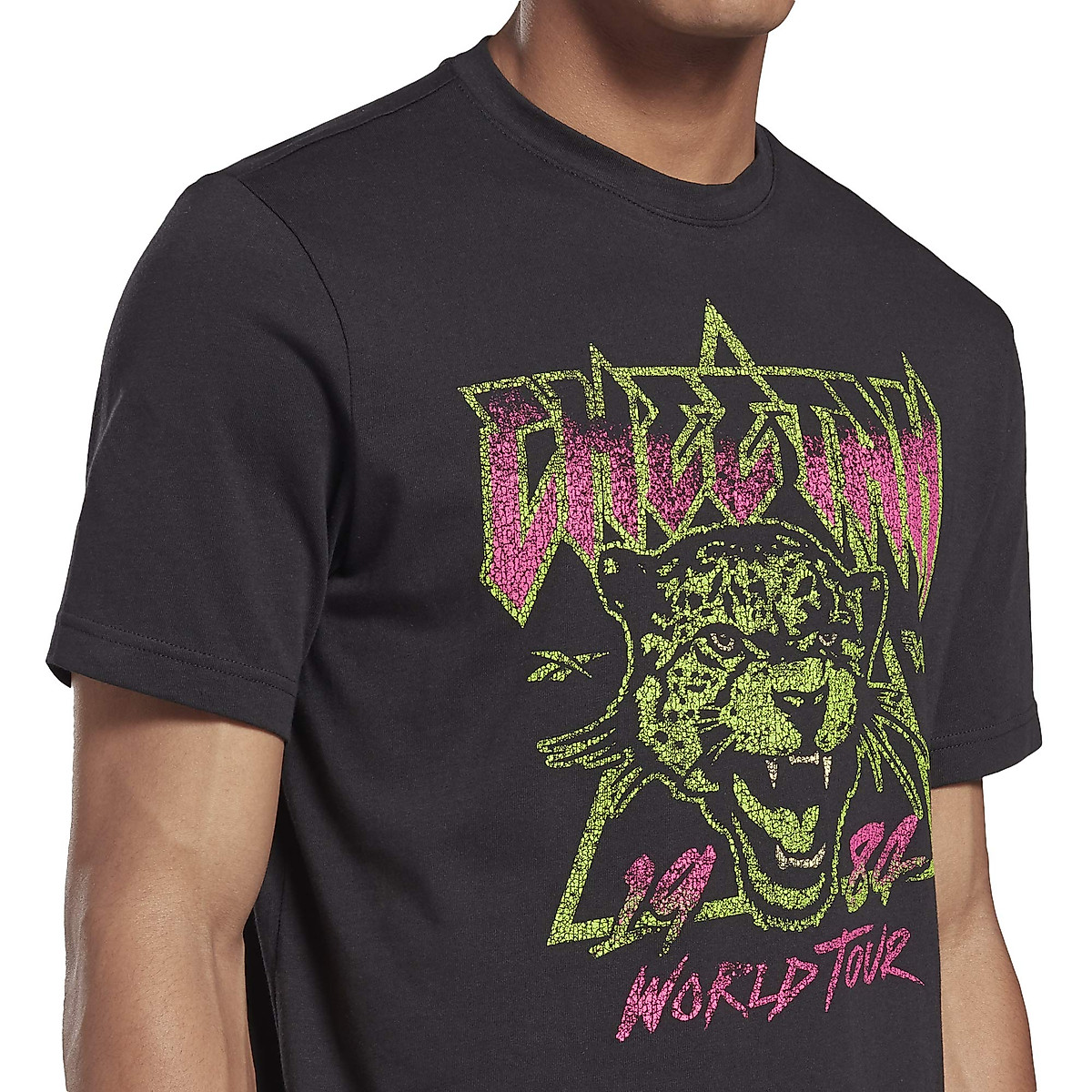 Reebok Wonder Woman T-Shirt, Black, M