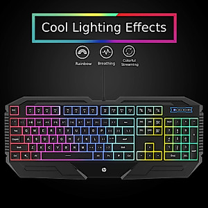 HP RGB Backlit Wired Gaming Keyboard and Mouse Combo