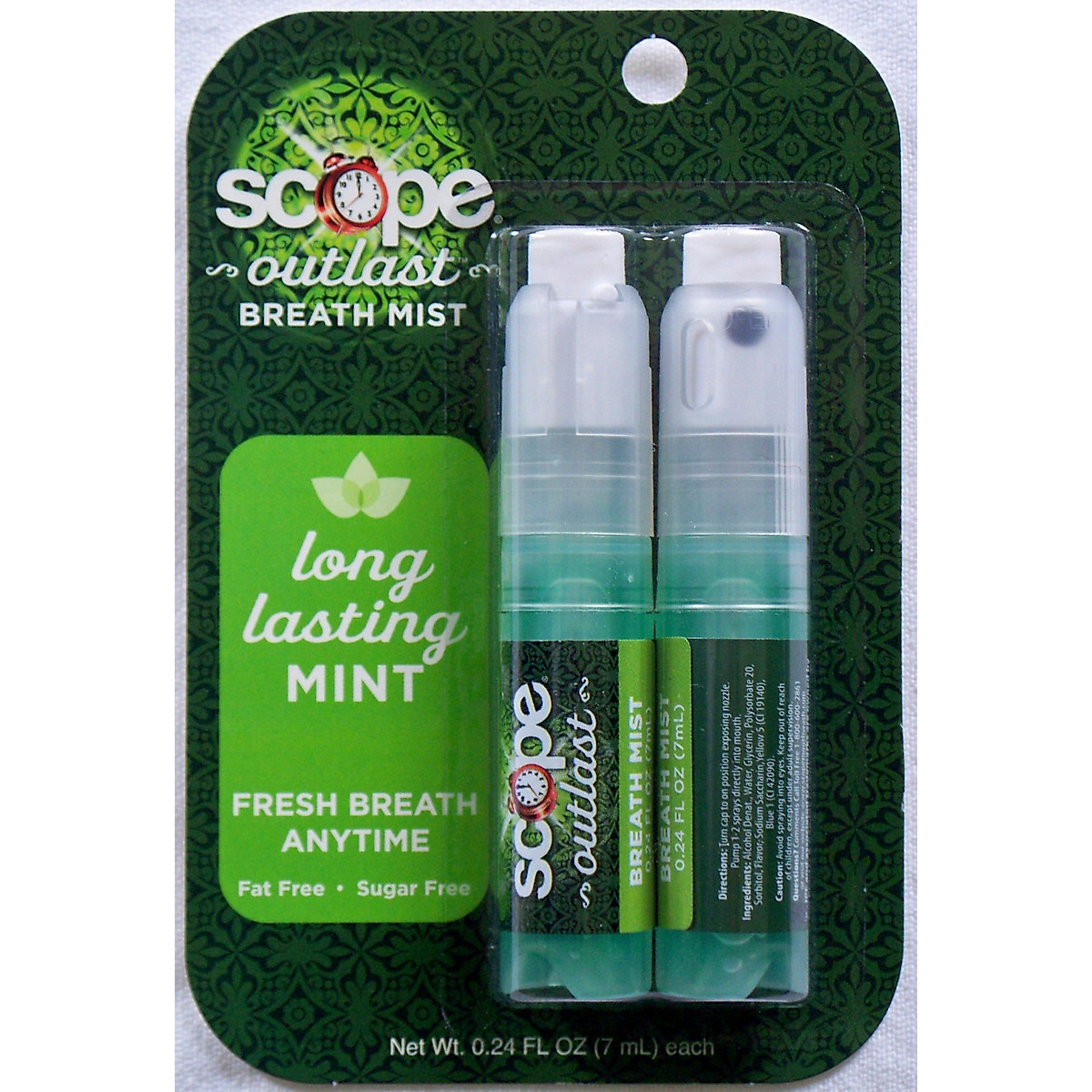 Scope Outlast Breath Mist Long Lasting Mint