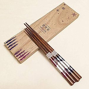 Rensekka couple chopsticks box set made in Japan Hokkaido gift Wakasa lacquerware