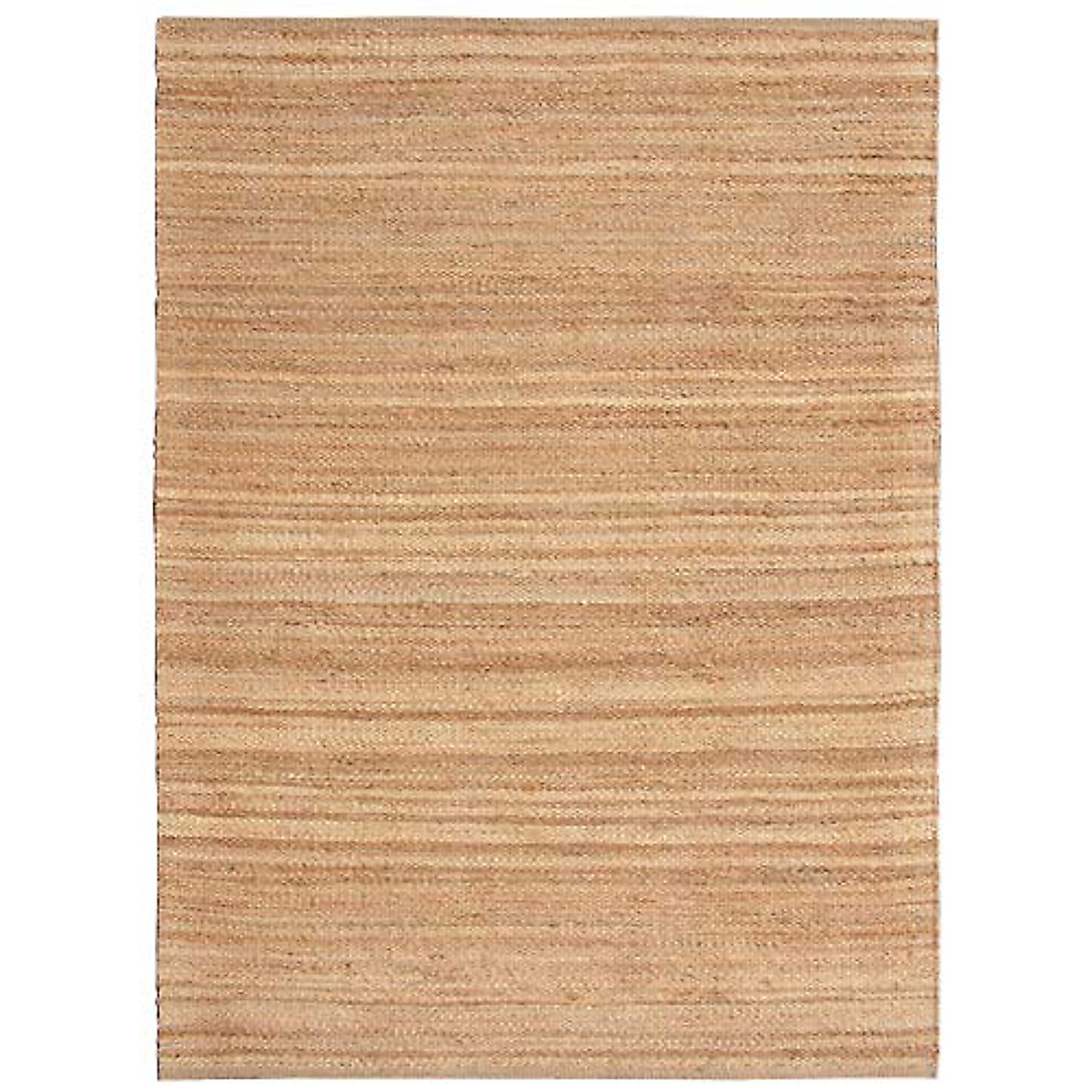 Antep Rugs Natural 8x10 Indoor Hand Woven Fiber Jute Area Rug (Natural, 7'10" x 10')