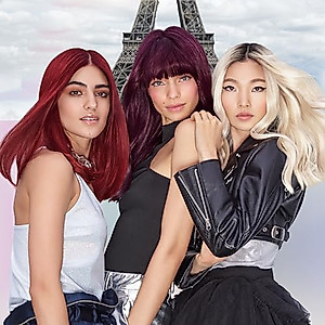 L'Oreal Paris Feria Multi-Faceted Shimmering Permanent Hair Color, 411 Sapphire Smoke (Smokey Blue)