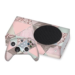 Head Case Designs Officially Licensed LebensArt Soft Pastels Art Mix Vinyl Sticker Gaming Skin Decal Cover Compatible With Xbox Series S Console and Controller Bundle