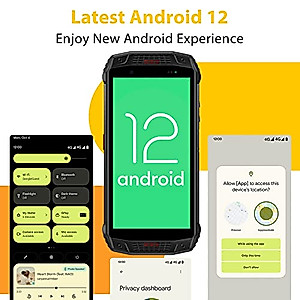 Ulefone Rugged Smartphone, Armor 15 Rugged Phone Built in TWS Earbuds, 11GB+128GB, 6600mAh, Android 12, 13MP Wide-Angle Lens, 16MP Front Camera, NFC, Headset-Free, Face Unlock + Fingerprint ID, Red