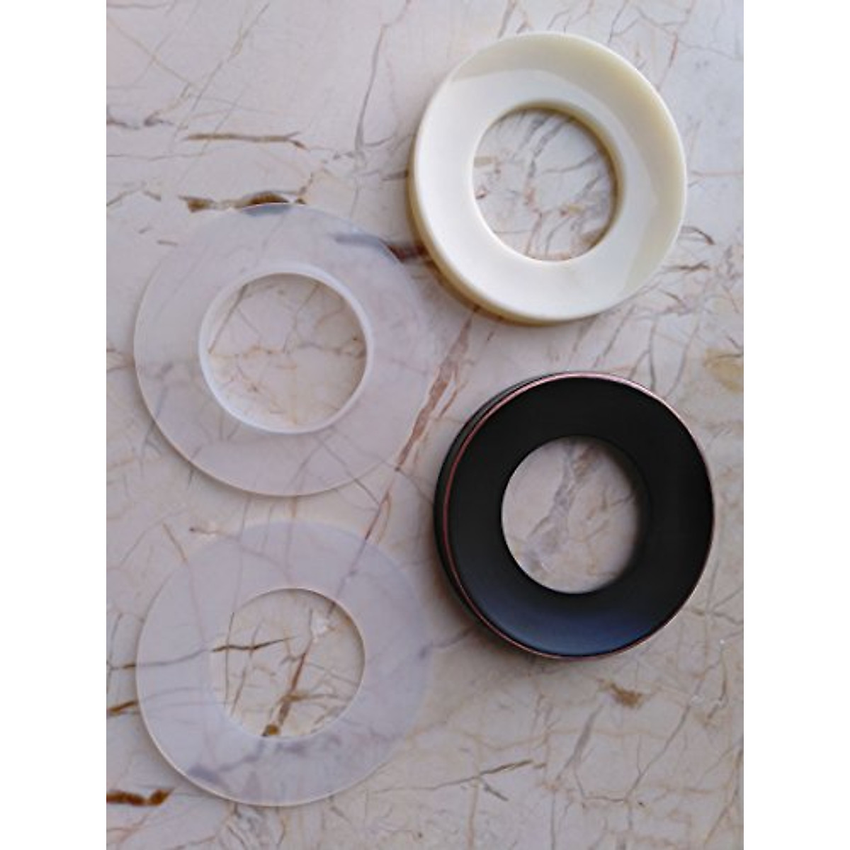 Elite Oil Rubbed Bronze Mounting Ring for Bathroom Glass Vessel Sink