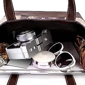 Pretty Hand Drawn Owl Tote Bags Large Leather canvas Purses and Handbags for Women Top Handle Shoulder Satchel Hobo Bags