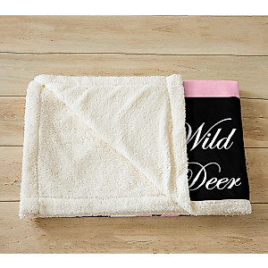 Camo Antler Fleece Throw Blanket Baby 30"x40" Kids Deer Hunting Pink Plaid Buffalo Plush Blanket for Bed Sofa Couch Boys Farmhouse Cabin Camouflage Boho Arrow Sherpa Blanket Wild Animal Fuzzy Blanket