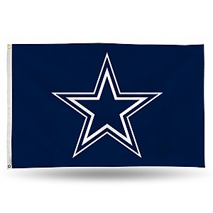 Rico Industries NFL Football Dallas Cowboys Blue 3' x 5' Banner Flag