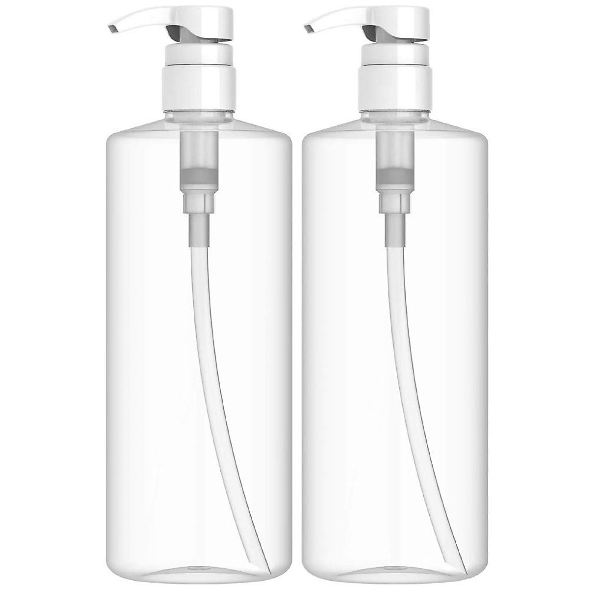 EZProUSA Shampoo Conditioner Dispenser Pumps for 32mm Neck 1 Liter (32 oz Shampoo Bottles), Metal Free Rust Free Air Pumps, Pump for Shampoo Bottle, White