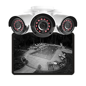 Lorex Fusion 1080p HD Security Camera System w/ 1TB DVR – 8 Channel Home Security System w/ 8 Analog Metal Bullet Cameras – Smart Motion Detection, Long Range IR Night Vision, Weatherproof