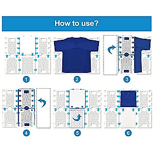 BoxLegend v4 Shirt Folding Board t Shirts Clothes Folder Durable Plastic Laundry folders Folding Boards
