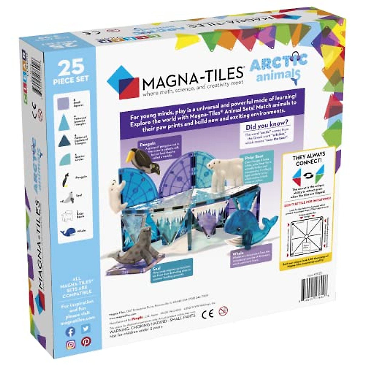 Magna Tiles® Arctic Animals 25 Piece Set