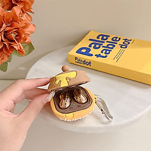 Joie & Joho Soft Silicone Cute Case with Keychain Accessories for Samsung Galaxy Buds 2 Case (2021)/ Galaxy Buds Pro Case (2021)/ Galaxy Buds Live Case (2020) Earbuds Case