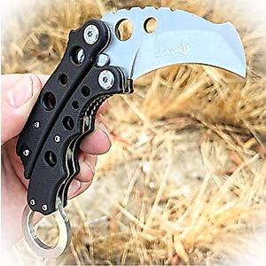 New Survival Camping Hunting Folding Karambit Blade Tactical Claw Pocket Knife G10 Camping Outdoor Pro Tactical Elite Knife BLDA-0769