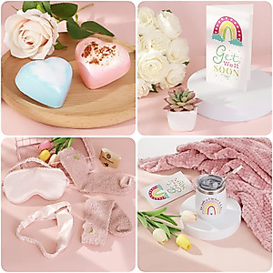 Get Well Gifts for Women,Get Well Soon Care Package Unique Birthday Gifts w/Blanket Tumbler,Self Care Gifts Thinking of You Sympathy Gifts Relaxing Spa Gift Box Basket for Her Sister Best Friends Mom