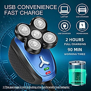 Head Shavers for Bald Men Electric Head Razors Wet Dry,Bald Head Shavers for Mens Head,Electric Shavers for Men Face, Grooming Ket Head Shaver Waterproof with Sensitive Skin Man Shaving Cordless