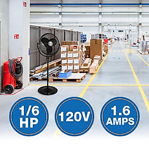 Air King 9420 20-Inch Industrial Grade Pedestal Fan