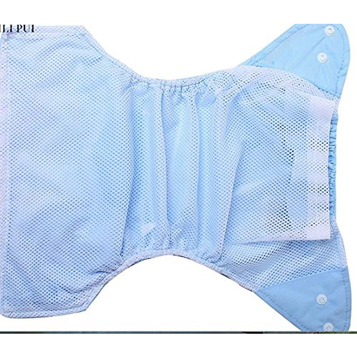 Adjustable Reusable Swim Waterproof Nappy/Diaper Cover. One Size fits All. (Blue)