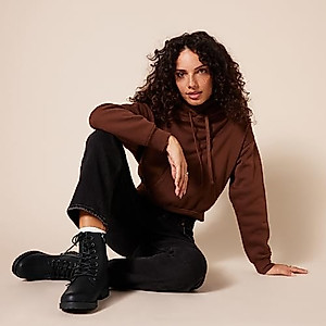 Amazon Essentials Women's Lace-Up Combat Boot, Black, 7