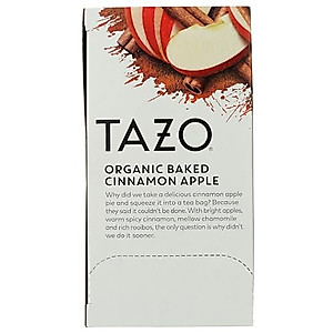 Tazo Organic Baked Cinnamon Apple Tea, 20 ct