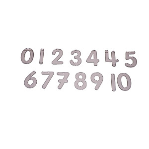 TickiT 9326 Mirror Numbers, Small (Pack of 14)