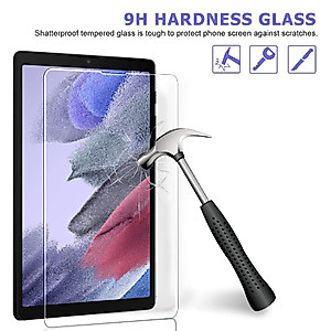 Ferilinso Designed for Samsung Galaxy Tab A7 Lite 8.7 inch 2021 Screen Protector, [Not Fit Galaxy Tab A7] 2 Pack HD Tempered Glass, Case Friendly, Bubble Free, Easy Installation