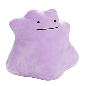Pokémon 8" Ditto Plush - Officially Licensed - Authentic Stuffed Animal Toy Figure - Valentine's Day & Easter Basket Stuffer Gift for Kids, Boys, Girls - 2+