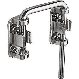 Prime-Line Products U 9847 Patio Sliding Door Loop Lock, Chrome & Defender Security U 9846 Patio Sliding Door Loop Lock, 1-1/8 in, Nickel