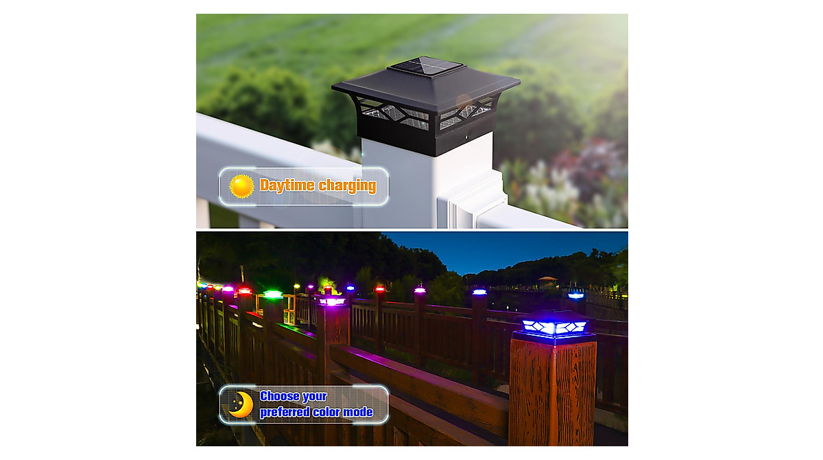 Illuminate Your Outdoors with VOLISUN Solar Post Caps
