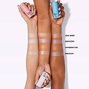 e.l.f. Cosmetics Daily Dew Stick, Cooling Highlighter Stick For Giving Skin A Radiant & Refreshed Glow, Cool Berry