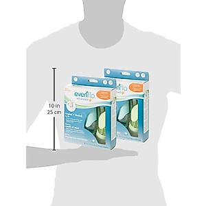 Evenflo Feeding Advanced Angled Vented Bottles, 9 Ounce (Pack of 6)