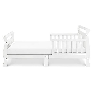 DaVinci Sleigh Toddler Bed in White