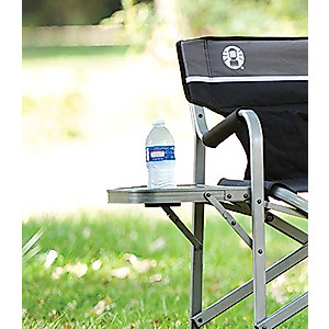Coleman Camp Chair with Side Table | Folding Beach Chair | Portable Deck Chair for Tailgating, Camping & Outdoors