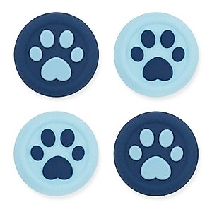 GeekShare Cat Paw Playstation 4 Controller Thumb Grips, Thumbsticks Cover Set Compatible with Switch Pro Controller (Dark Blue)
