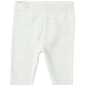 Amazon Essentials Baby Girls' Leggings, Pack of 5, Light Pink/Mint Green Berry/Pink/Floral/Stripe, 0-3 Months