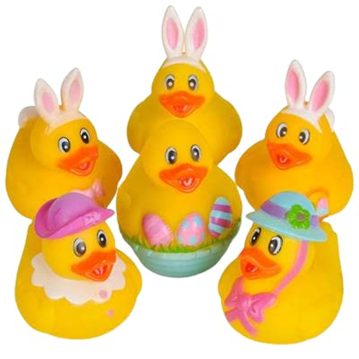 Easter Rubber Ducks toys 12 Easter Bunny Rubber Ducky (2 Inch) Easter Gift (Easter Bunny)