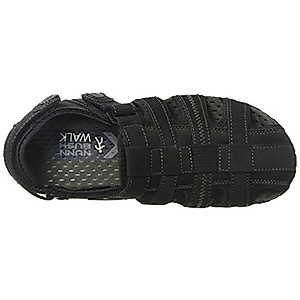 Nunn Bush Men's Rio Bravo Fisherman Closed Toe Outdoor Sandal, Black, 11 Wide