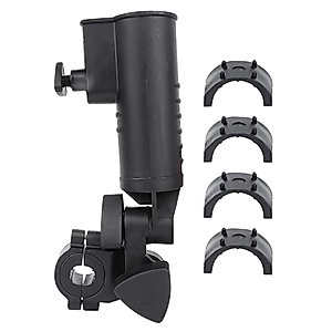 Golf Trolley Umbrella Holder,Golf Umbrella Holder,Golf Push Trolley Umbrella Stand Bracket Support Court Practicing Supply Accessory for Bike Stroller Fishing Beach Chair Wheelchair Black, Umbrel