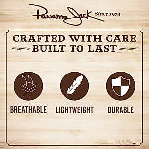 Panama Jack Woven Safari Hat - Matte Toyo Straw, 2 1/2" Brim, Tropical Print Hat Band (Blue, Large)