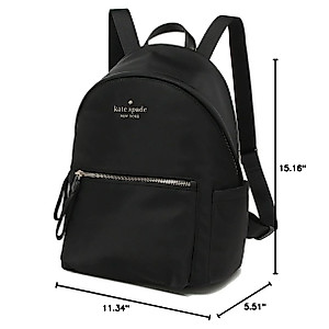 Kate Spade New York Chelsea Medium Nylon Backpack, Black