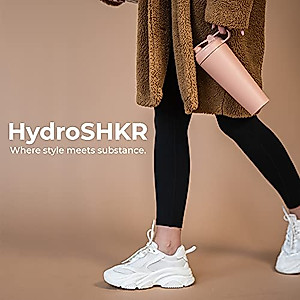 HydroJug Shaker Cup 24oz - Perfect For Protein Shakes, Pre-Workout Drinks, Iced Coffee - Easy Blending, Double Insulated, Cup Holder Compatible, BPA Free - Keeps Temp For Hours